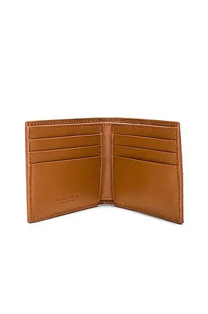 Bottega Veneta Cassette Bi-Fold Wallet Urban Leather Stitch In